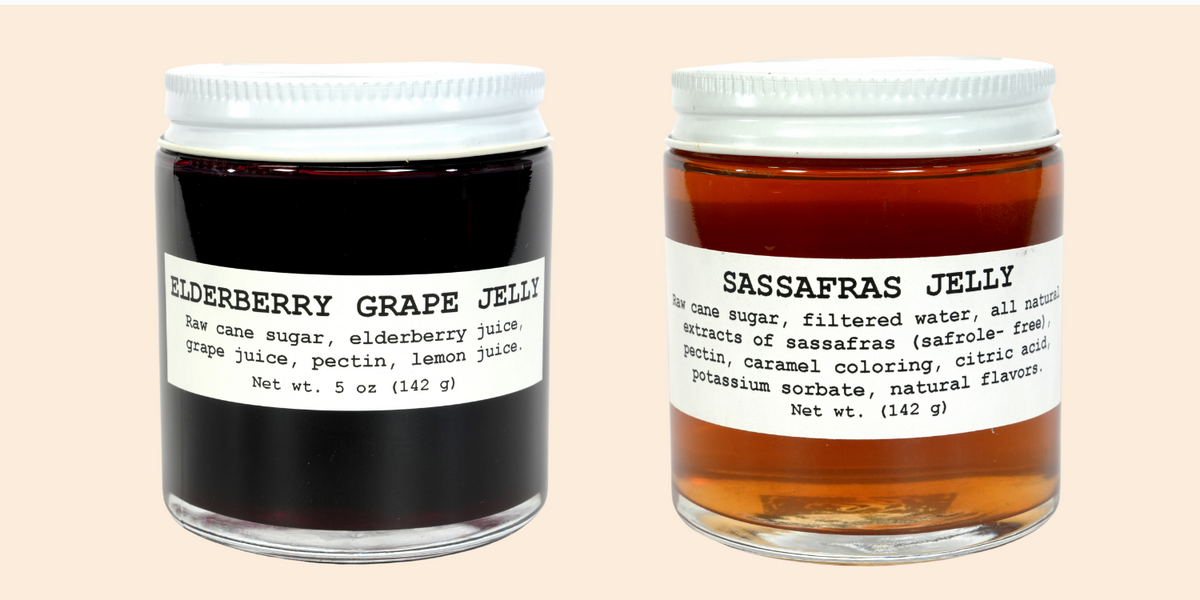 Four Pack Traditional Jam and Jelly Gift Set | Sassafrass Jelly | Elde ...